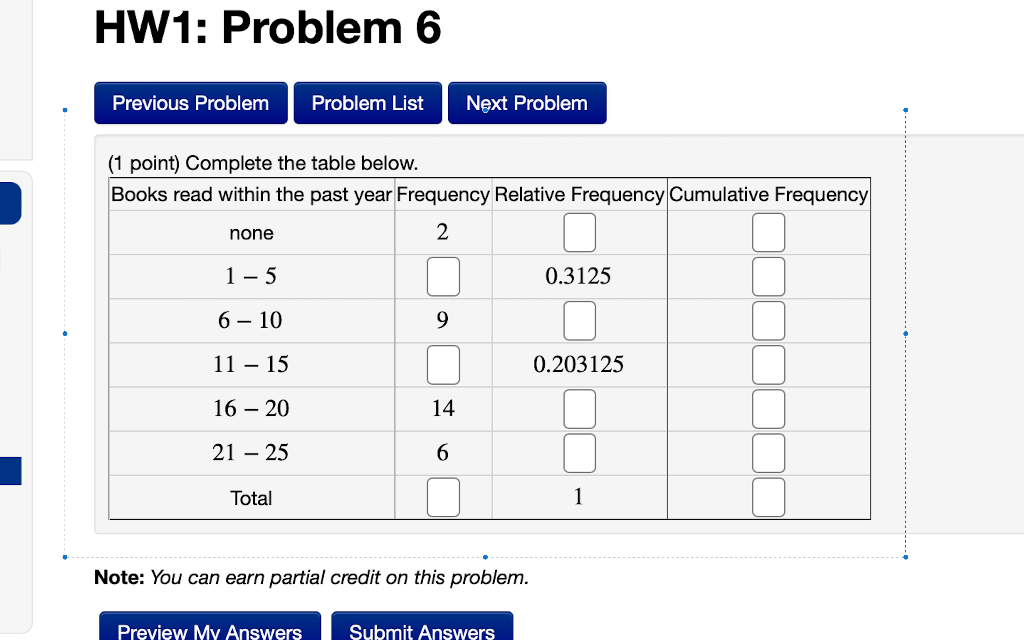 Solved HW1: Problem 6 Previous Problem Problem List Next | Chegg.com Solved HW1: Problem 6 Previous Problem Problem List Next | Chegg.com
