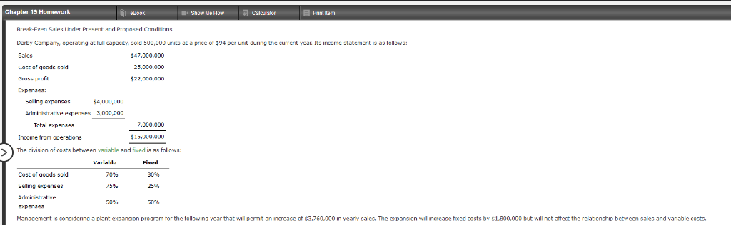Solved 6. Determine the maximum income from operations | Chegg.com