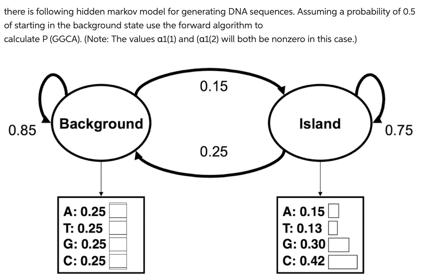 there is following hidden markov model for generating | Chegg.com