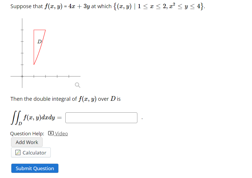 Solved Suppose that f(x,y)=4x+3y at which | Chegg.com