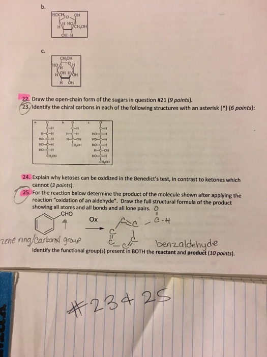 Solved Draw the open-chain form of the sugars in question | Chegg.com