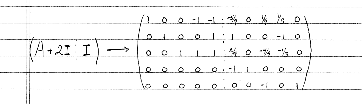 Solved 1. Consider the 5x5 matrix 1-2 -1 -1 3 3 - 3 As 1 + | Chegg.com
