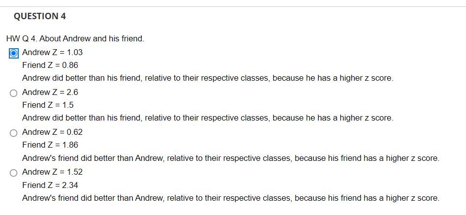 Solved Andrew scored 68 out of a possible 100 on his midterm | Chegg.com