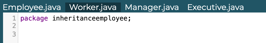 Solved Java: In Employee.java: Create a public abstract | Chegg.com