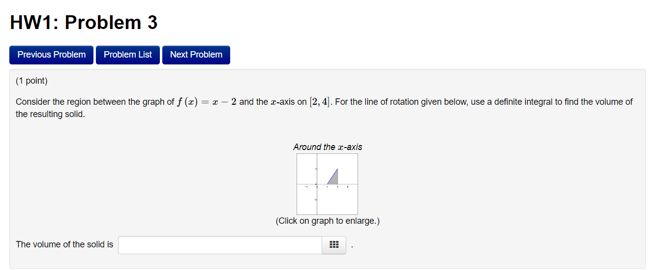 Solved HW1: Problem 3 Previous Problem Problem List Next | Chegg.com