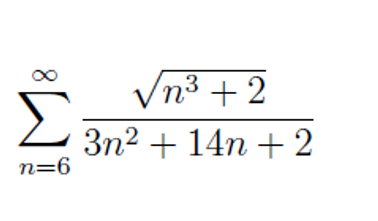Solved Use the comparison test or limit comparison test to | Chegg.com