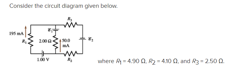 Solved 1. Find the unknown emf ε1 in the circuit. ()V? 2. | Chegg.com