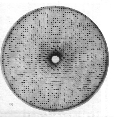 X-ray crystallography image. Figure 1 shows a single | Chegg.com