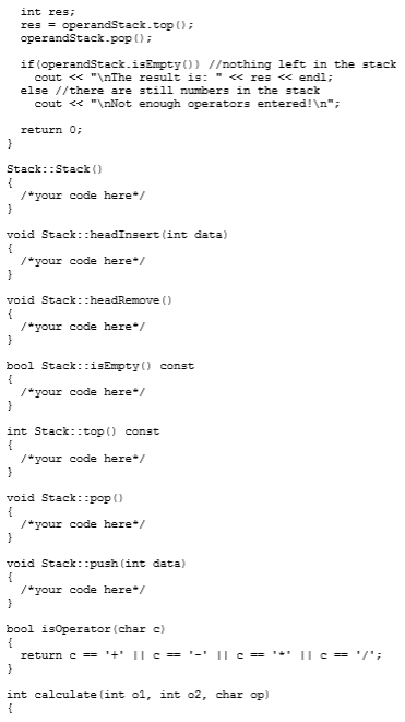 Solved Postfix Notation Is A Mathematical Notation In Which 0859