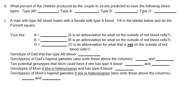 Solved A person's blood type is genetic. The "A allele" (the | Chegg.com