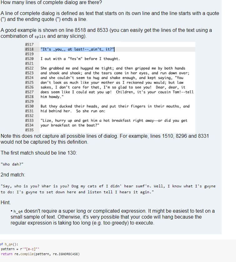 Solved How many lines of complete dialog are there? A line | Chegg.com