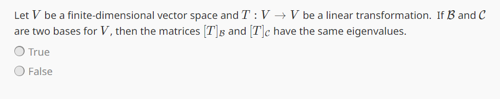 Solved Let V be a finite-dimensional vector space and T:V→V | Chegg.com