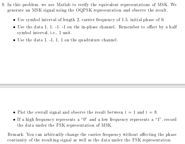 Solved In this problem, we use Matlab to verify the | Chegg.com