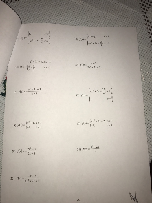 Solved Determine If each function is continuous. If the | Chegg.com