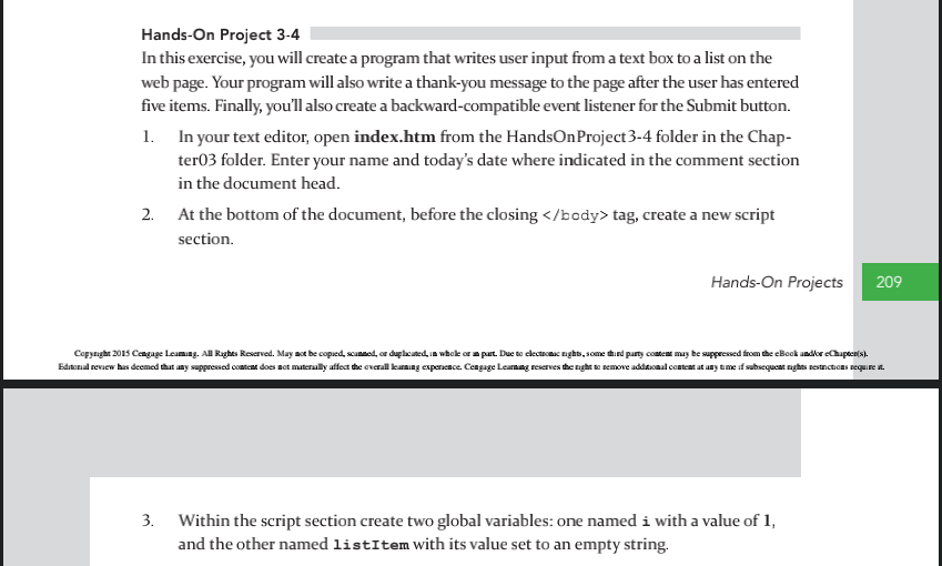 Solved Hands-On Project 3-4 In this exercise, you will | Chegg.com