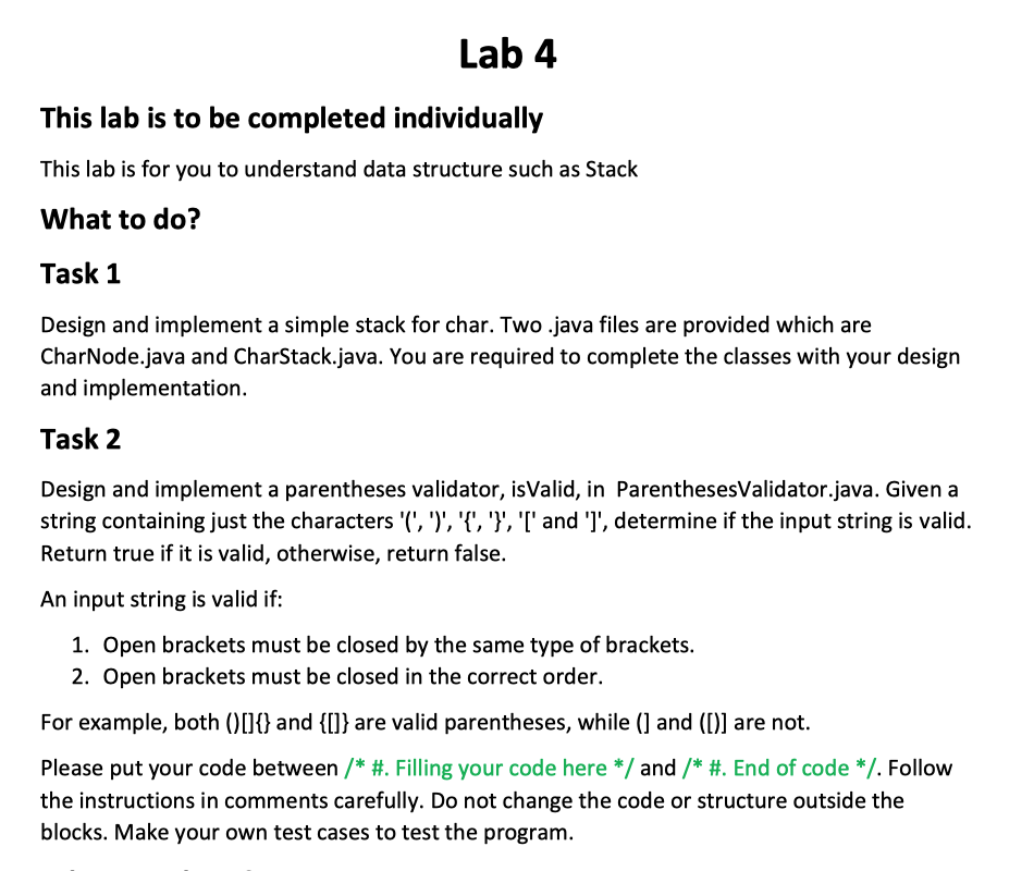 Solved Lab 4 This lab is to be completed individually This | Chegg.com
