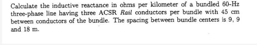 Solved Calculate the inductive reactance in ohms per | Chegg.com