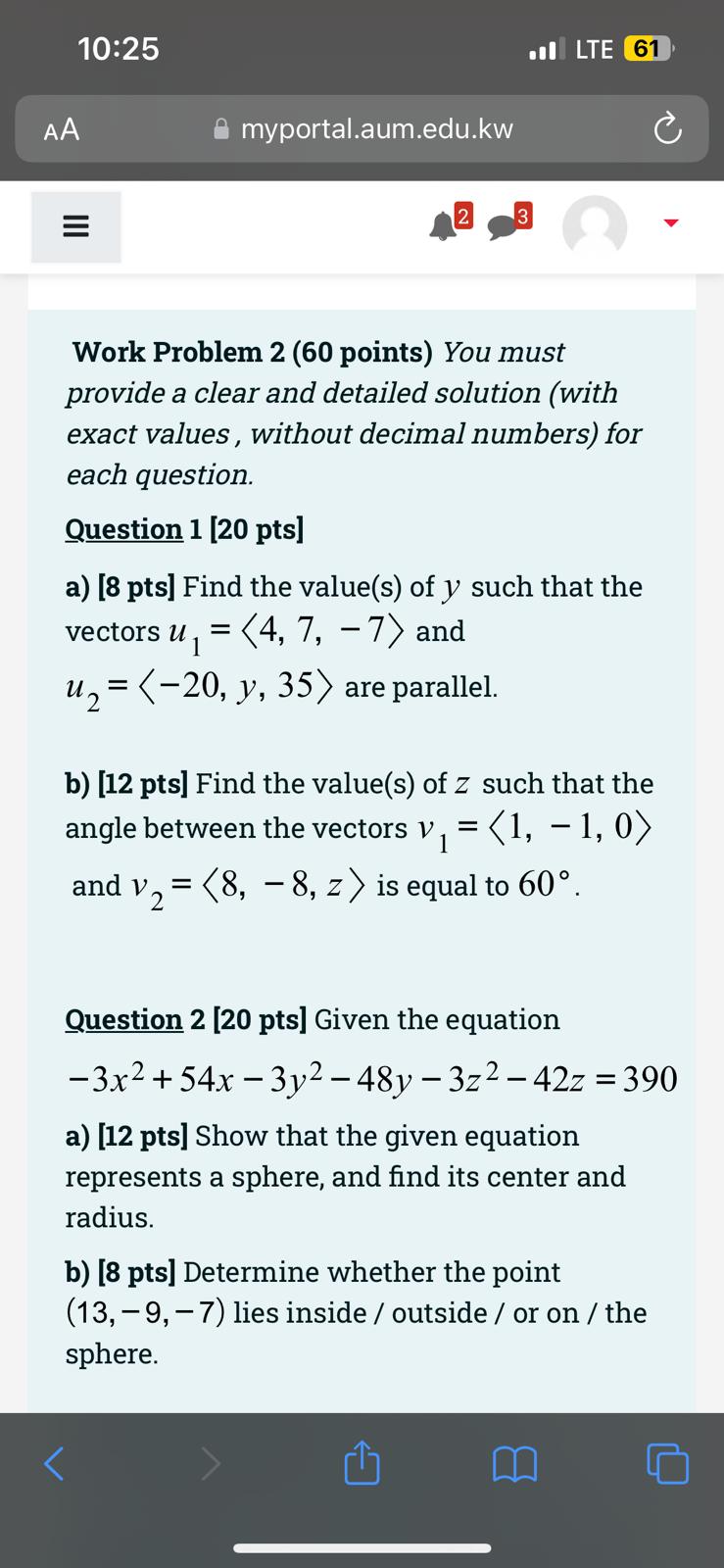 Solved provide a clear and detailed solution (with exact | Chegg.com