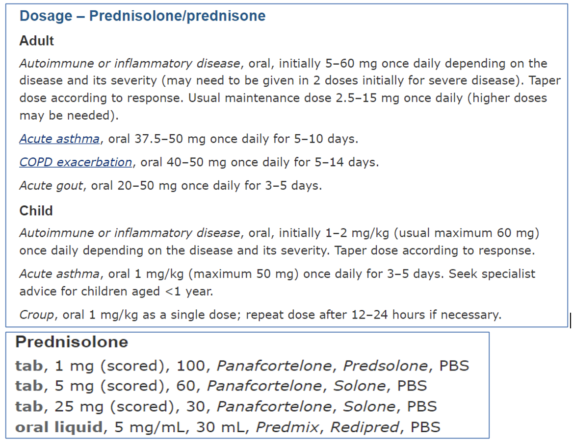 Solved 3. Dr has prescribed prednisolone 25mg tab, to be | Chegg.com