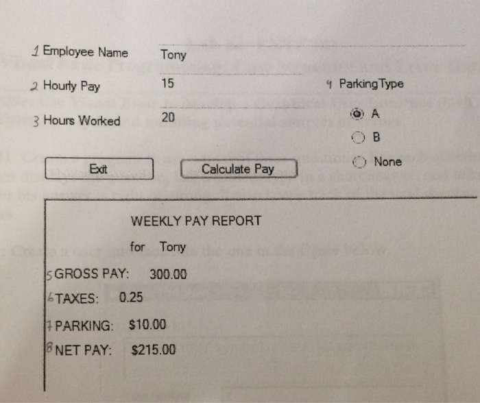 Solved Task #2: Design a program that takes an employee | Chegg.com