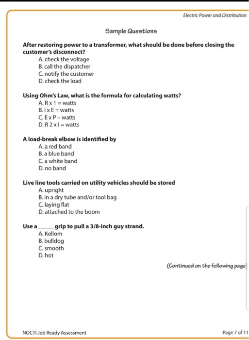 Solved Electric Power and Distribution Sample Questions | Chegg.com