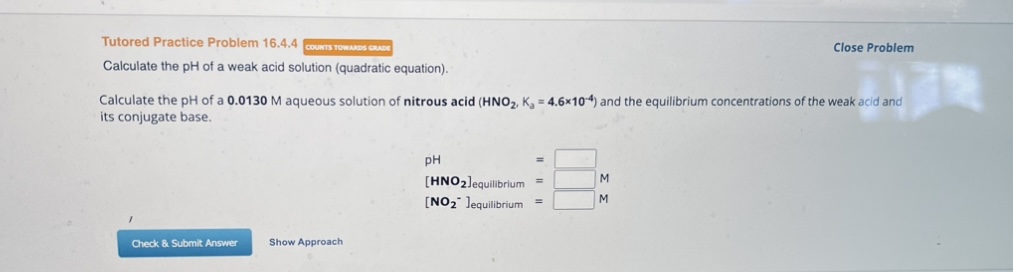 Solved Tutored Practice Problem 16.4.4 Close Problem | Chegg.com