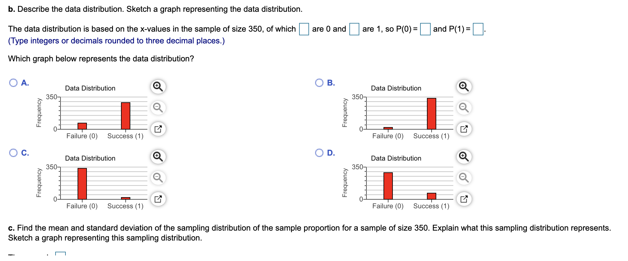 Solved b. Describe the data distribution. Sketch a graph | Chegg.com