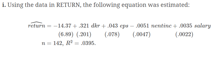 Solved Regression analysis can be used to test whether the | Chegg.com
