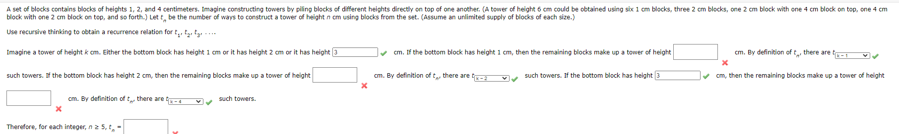 Solved A set of blocks contains blocks of heights 1, 2, and | Chegg.com