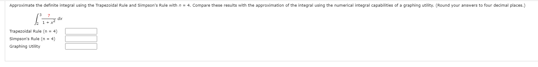 Solved Approximate the definite integral using the | Chegg.com