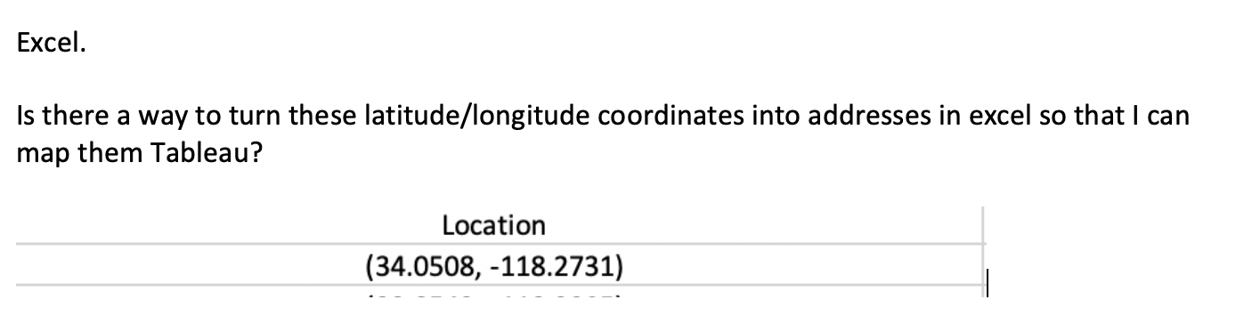Solved Excel. Is there a way to turn these | Chegg.com
