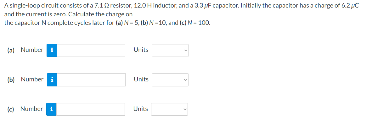 Solved A single-loop circuit consists of a 7.1Ω resistor, | Chegg.com