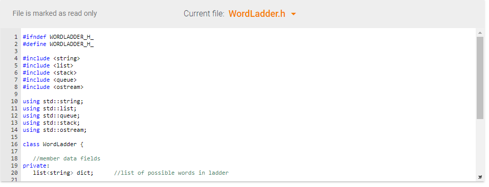 Solved 22.7 Lab: Word ladder Write a word ladder program. | Chegg.com