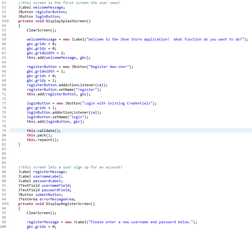 Solved Connect a Java GUI to an SQL Database Please help me | Chegg.com