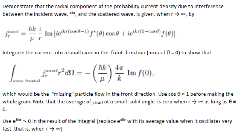 Demonstrate that the radial component of the | Chegg.com