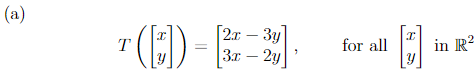Solved (1) Let X = Y = Rº be vector spaces. Determine | Chegg.com