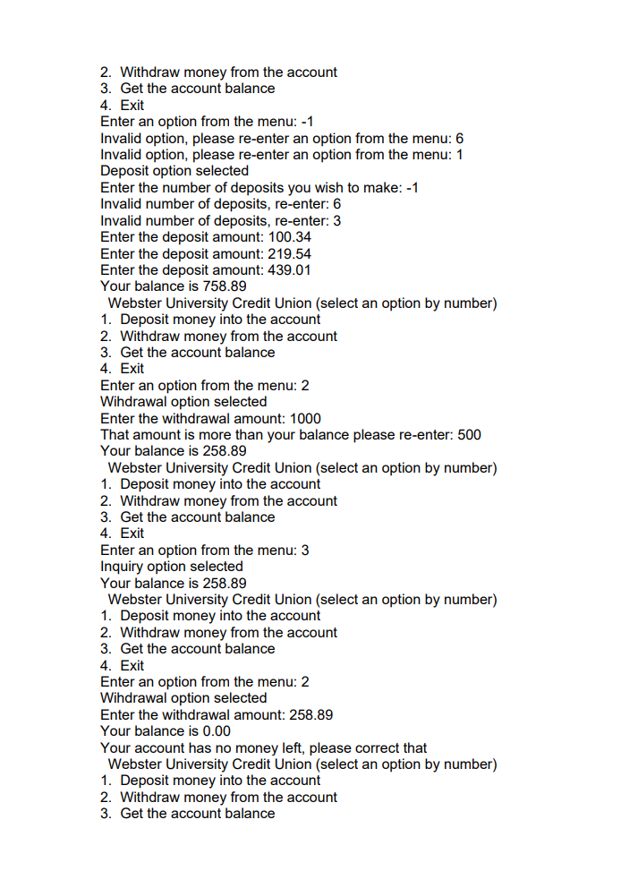 Solved COSC 1550 - Computer Programming I Programming | Chegg.com Solved COSC 1550 - Computer Programming I Programming | Chegg.com