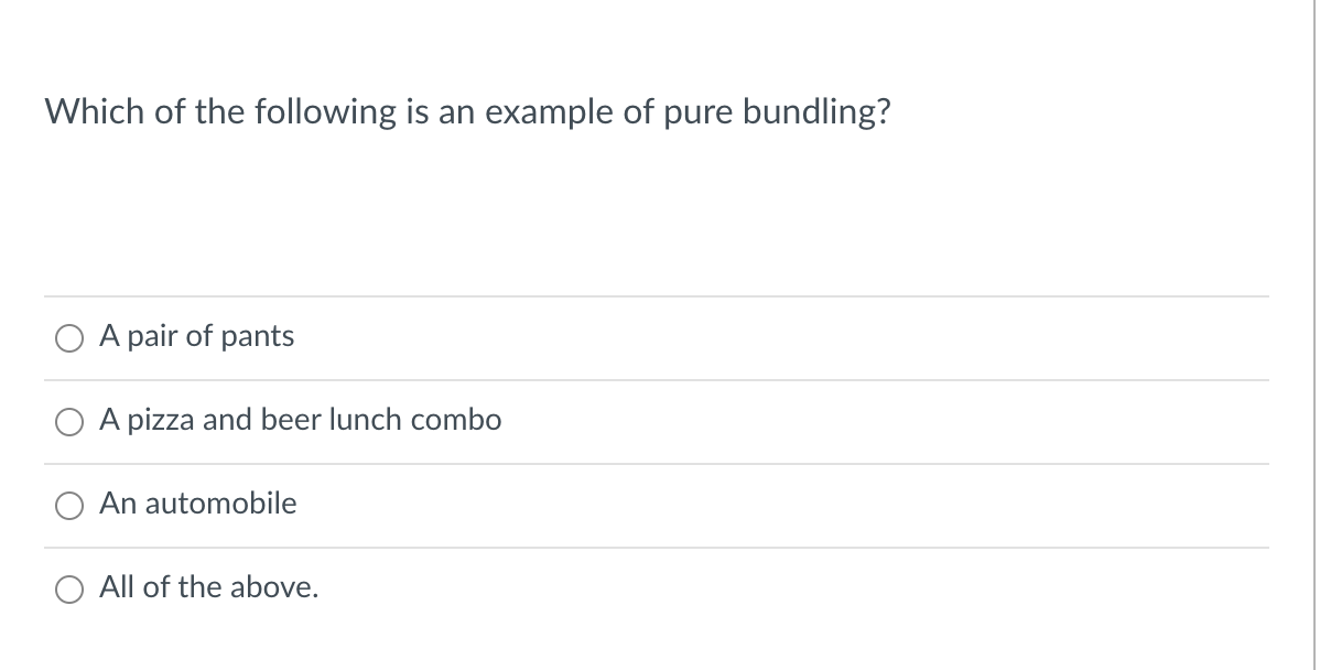 Solved Which of the following is an example of pure | Chegg.com