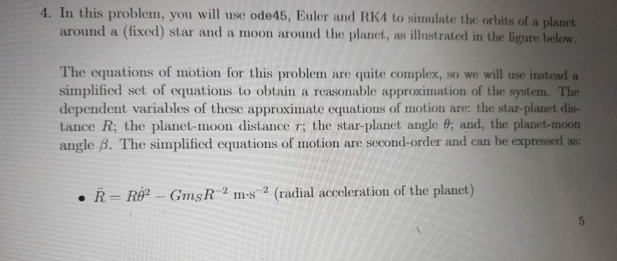 4. In this problem, you will use ode45, Euler and RK4 | Chegg.com