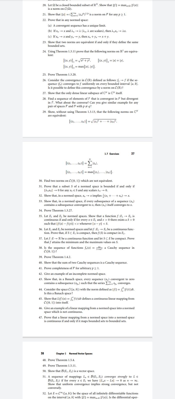 Solved 20. Let 2 be a closed bounded subset of R.Show that | Chegg.com