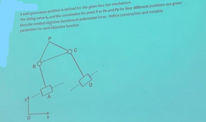 A path generation problem is defined for the given | Chegg.com