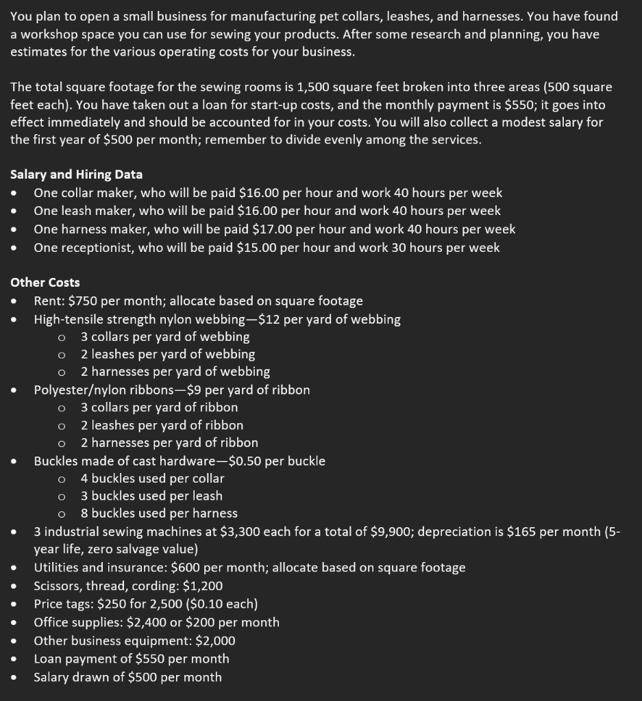 Overview The next step in planning for your new | Chegg.com