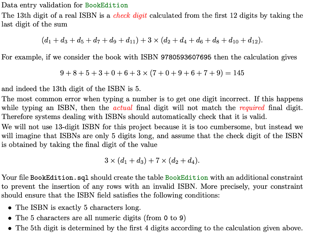 Solved update this sql code to have the additional | Chegg.com