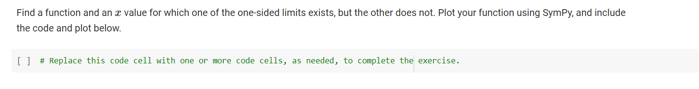 Solved Find a function and an x value for which one of the | Chegg.com