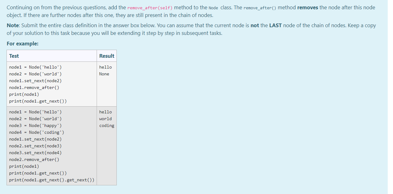 Solved . Define a class named Node which is used to | Chegg.com