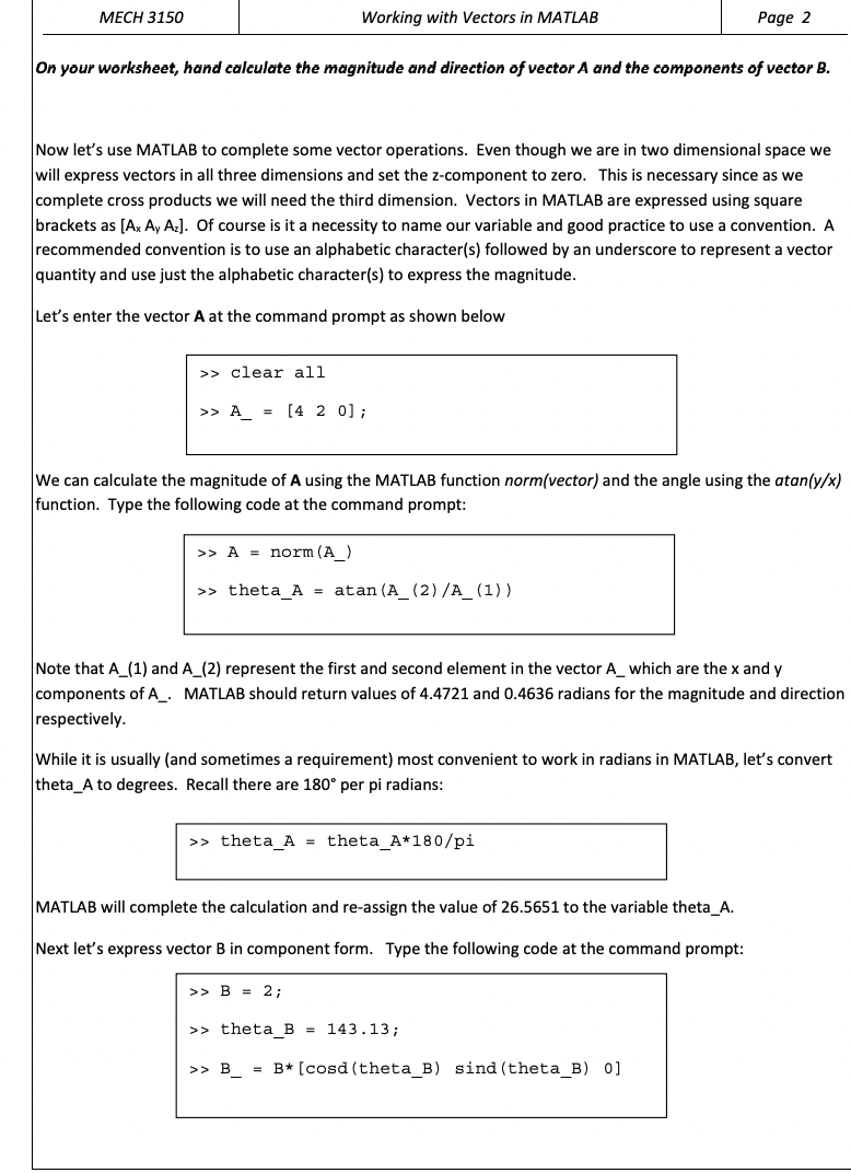 Solved 5. in the space below, hand calculate the cross | Chegg.com