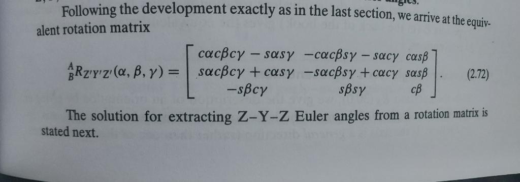 Solved 3. Consider a rotation matrix R that represents a | Chegg.com