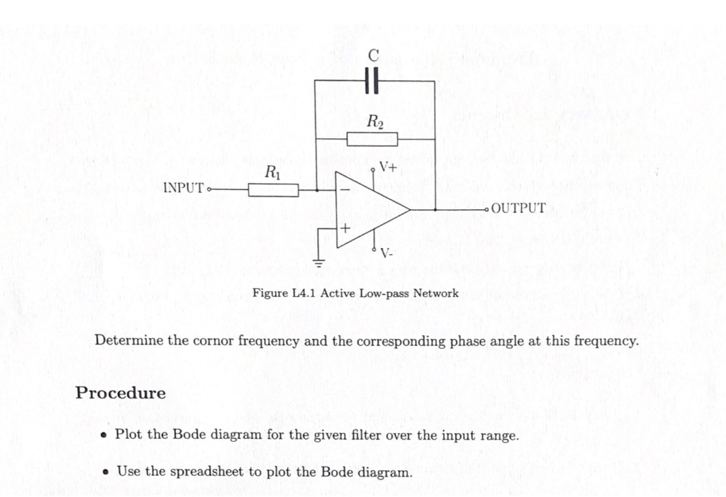 Solved Frequency Response of a Low Pass Filter Summary & | Chegg.com