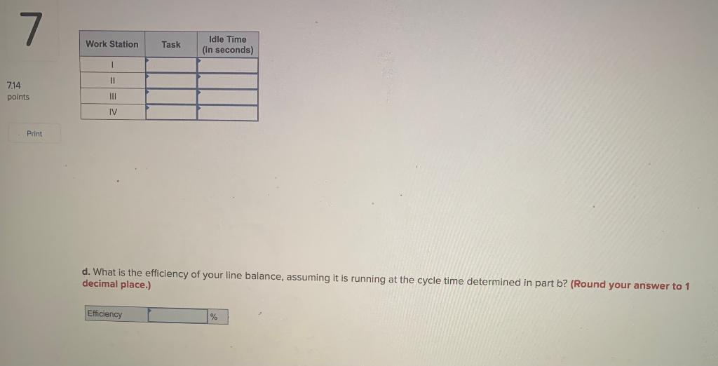 Solved 7 Problem 6-15 (Algo) 714 points An assembly line is | Chegg.com