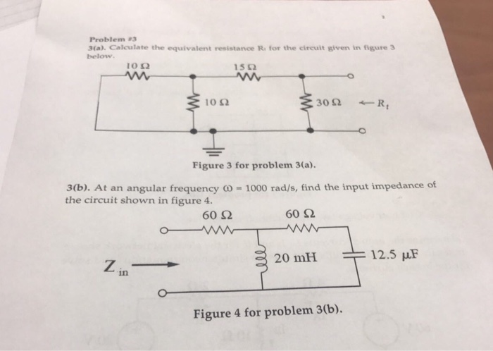 Solved Problem 3 3(a). Calculate the equivalent resistance R | Chegg.com